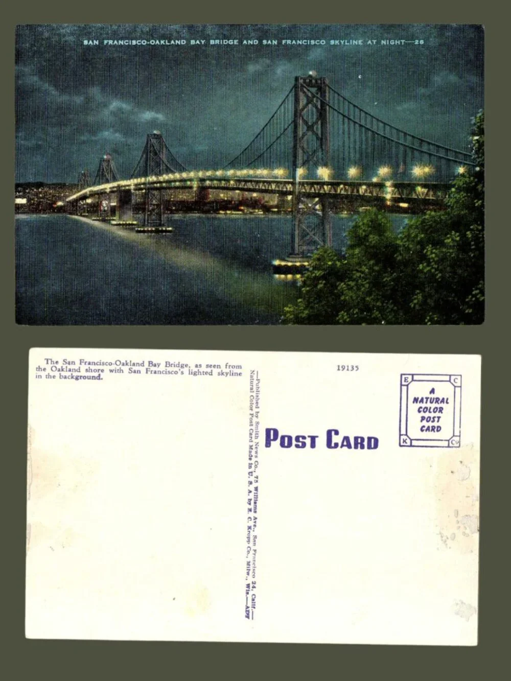 Vintage | Office | 25 Vintage 1930s San Franciscooakland Bay Bridge At ...